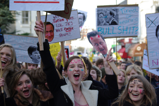 Student protests against cuts and fees photo gallery, November 24 2010 ...
